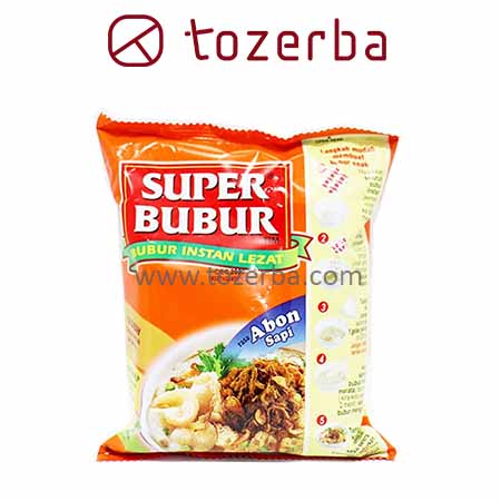 SUPER BUBUR Abon Sapi 49g - Tozerba