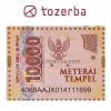 Materai Tempel 10000 - Tozerba