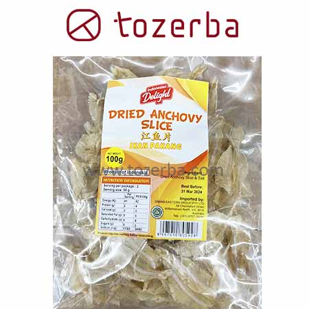 ID Dried Anchovy Sliced 100g - Tozerba
