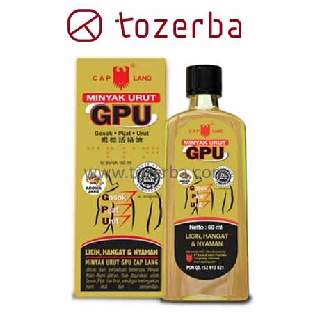 GPU Minyak Urut Jahe 60ml - Tozerba